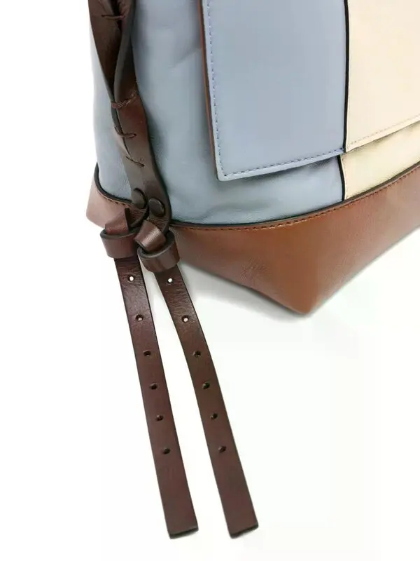 Marni Colour-block Leather Shoulder Bag