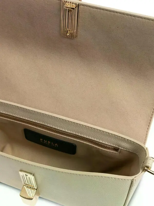 Furla Leather Shoulder Bag - Neutrals