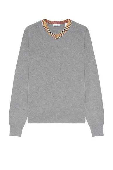 Burberry Maxim Merino V-neck Pullover