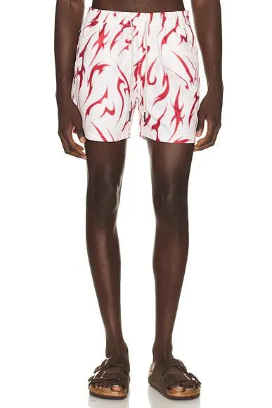Oas Tribalo Swim Shorts - Red