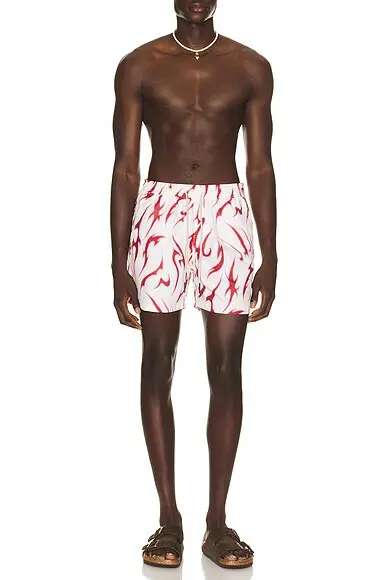 Oas Tribalo Swim Shorts - Red
