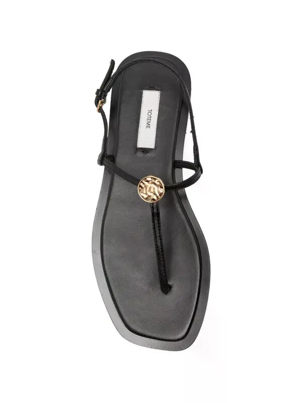 TOTEME T-bar Square-toe Sandals