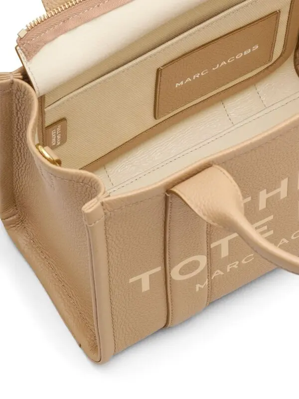 Marc Jacobs The Small Tote Leather Tote - Beige