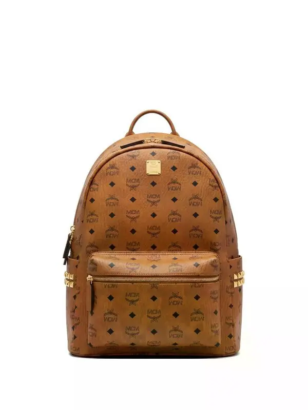 Mcm Stark Stud-embellished Backpack