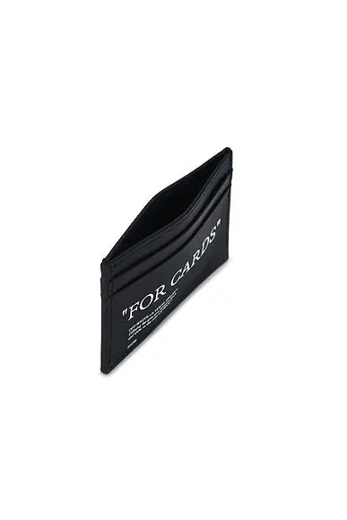 Off-White Quote Card Case - Sky