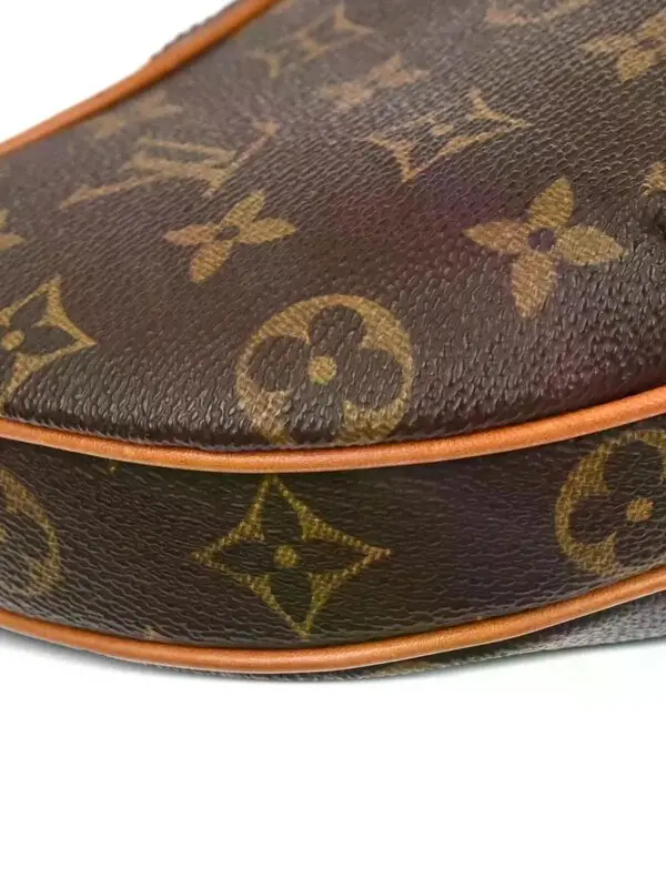 LOUIS VUITTON Monogram Croissant Pm Handbag - Brown