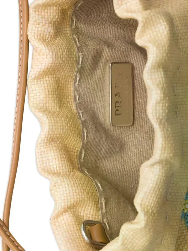 Prada Embroidered-canvas Smartphone Case