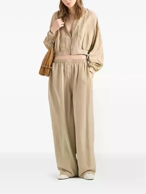 Prada Silk Drawstring Pants