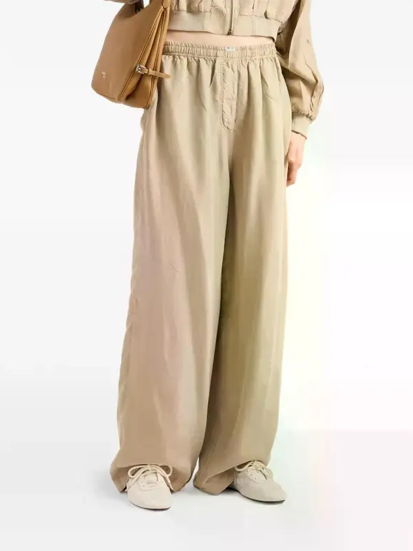Prada Silk Drawstring Pants