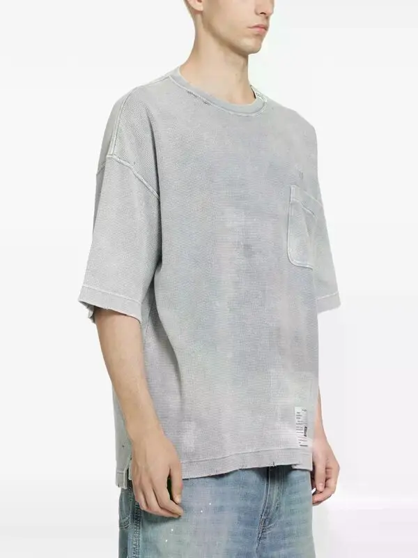 Mihara Yasuhiro Waffle-knit T-shirt