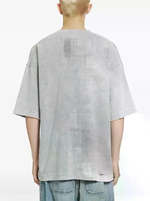 Mihara Yasuhiro Waffle-knit T-shirt