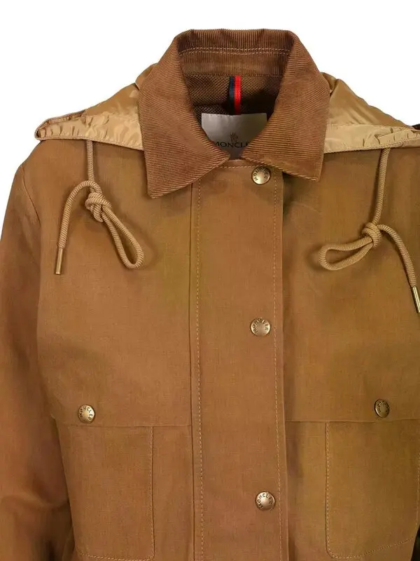 Moncler Aconitum Hooded Jacket - Brown