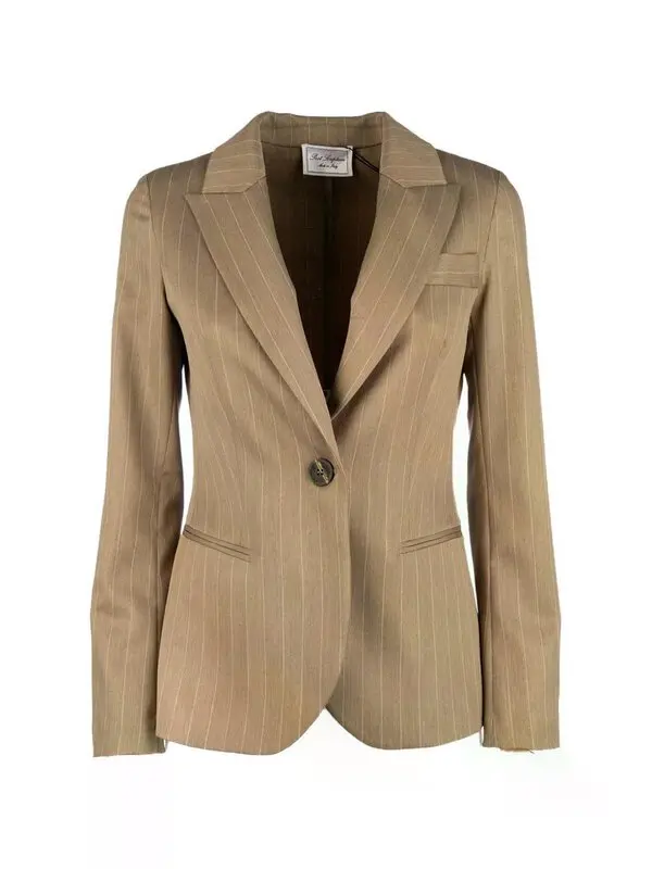 POST SCRIPTUM Pinstripe Single-breasted Blazer