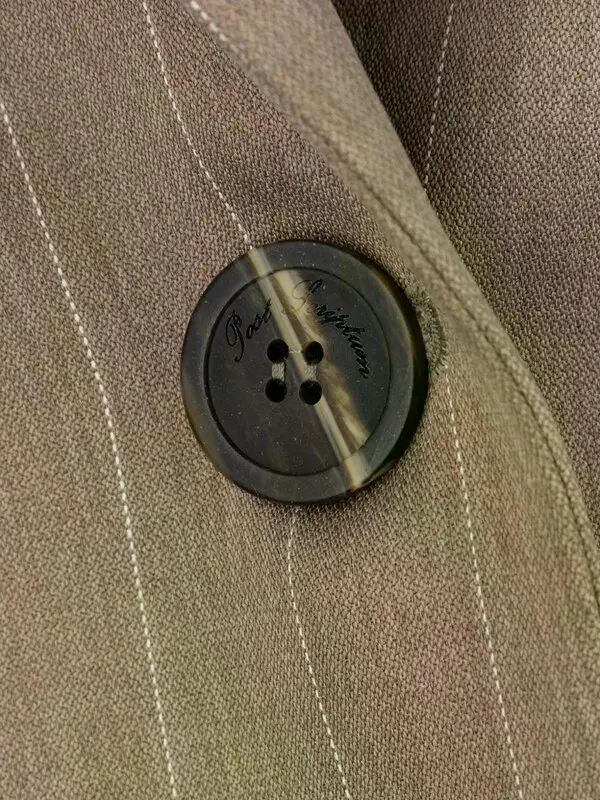 POST SCRIPTUM Pinstripe Single-breasted Blazer