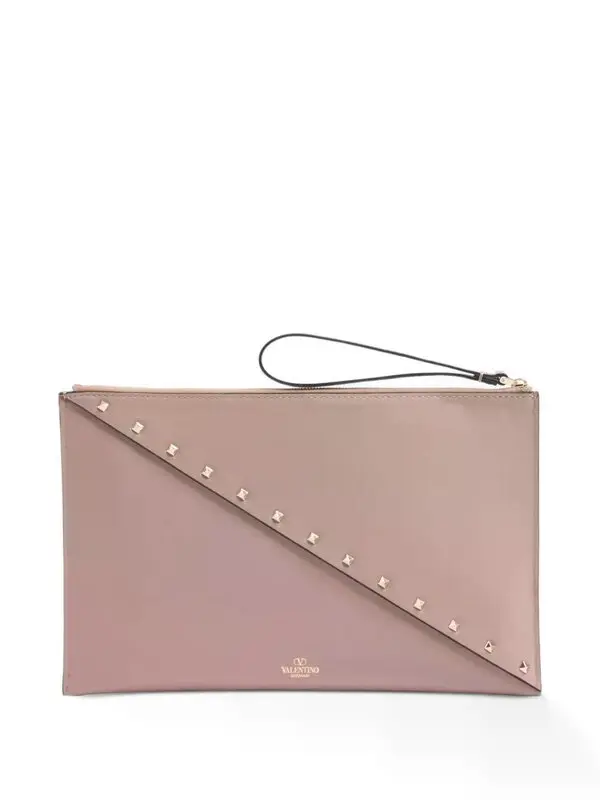Valentino Garavani Rockstud Pouch - Neutrals