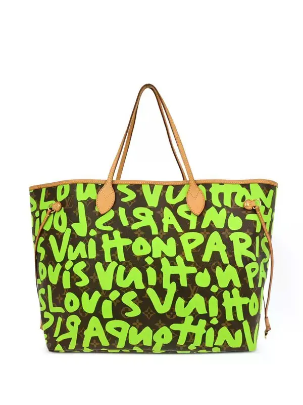 LOUIS VUITTON Monogram Graffiti Neverfull Gm - Brown
