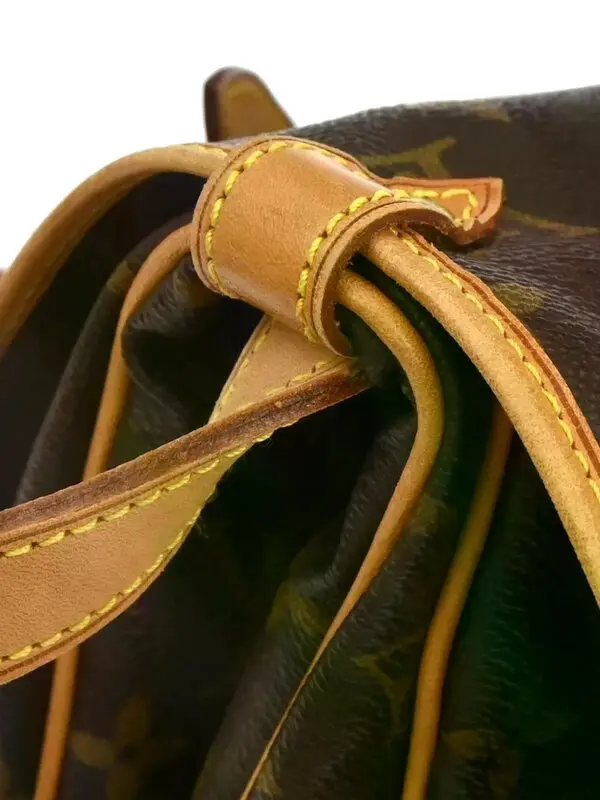 LOUIS VUITTON Monogram Saumur 30 Canvas Shoulder Bag - Brown