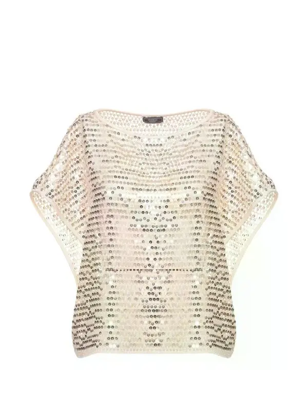 Peserico Blouse With Sequin Embellishment
