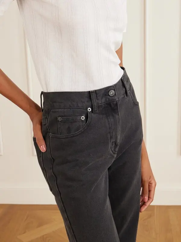 THE ROW Fargo Mid-rise Straight-leg Jeans