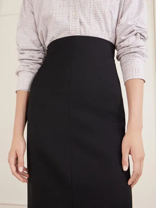 THE ROW Iphora Wool Midi Skirt