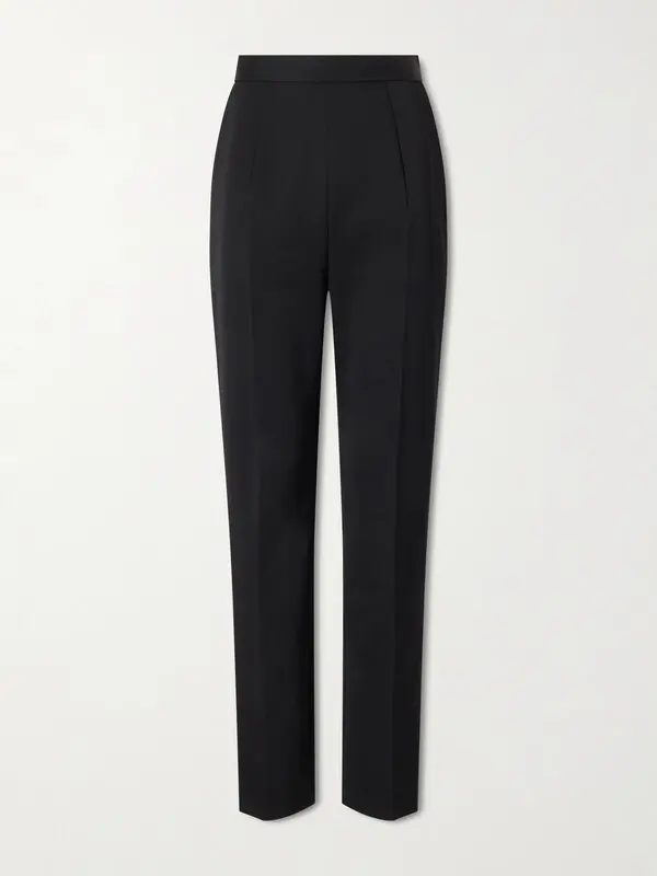 THE ROW Eranza Wool Straight-leg Pants