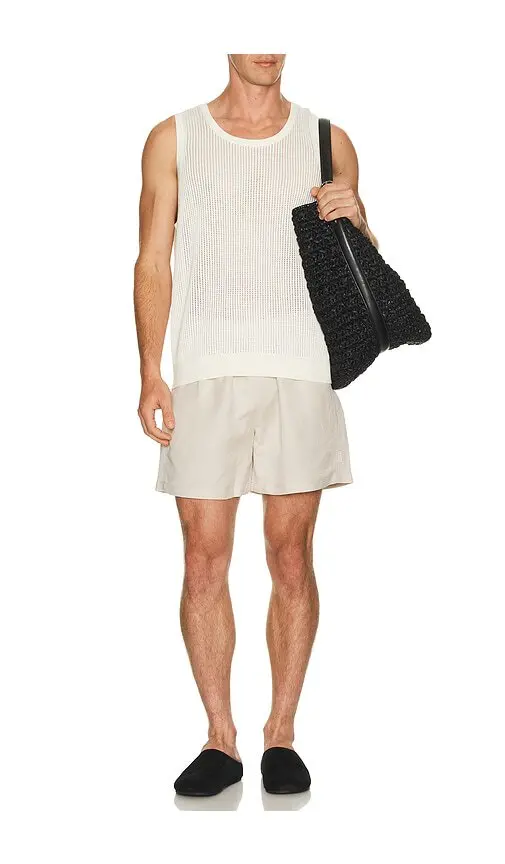 AUTO-REPLY Pull On Linen Blend Shorts