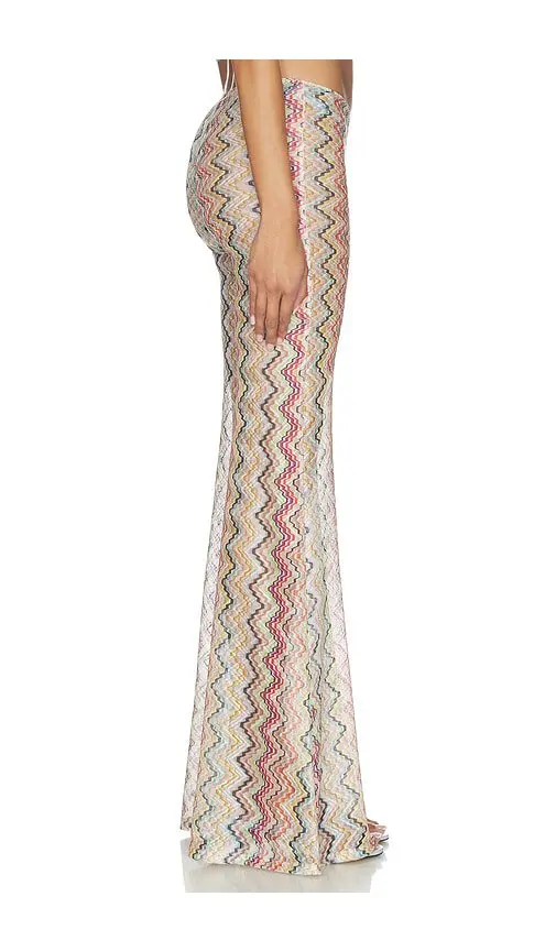 Missoni Zigzag Knit Bell-bottom Trousers