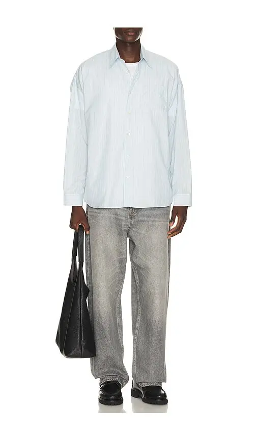 SUNFLOWER Stable Shirt In Baby Blue - Light Blue