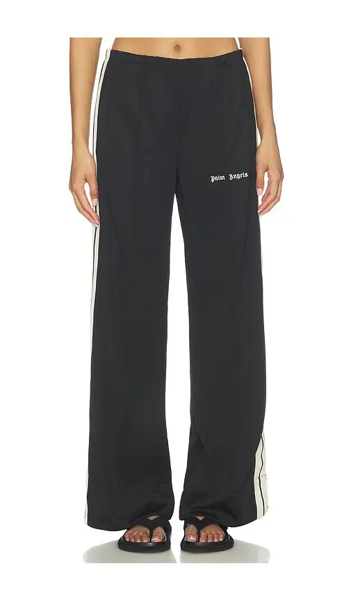 Palm Angels Classic Logo Track Loose Pant - Black & Off White