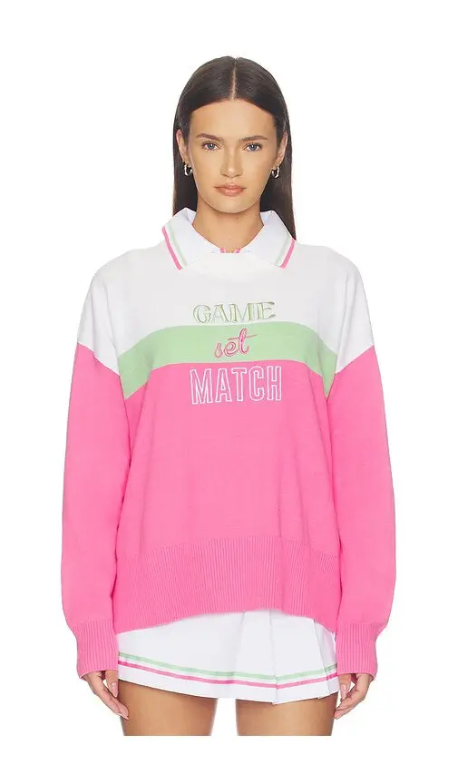 Beach Riot Callie Sweater - Strawberry