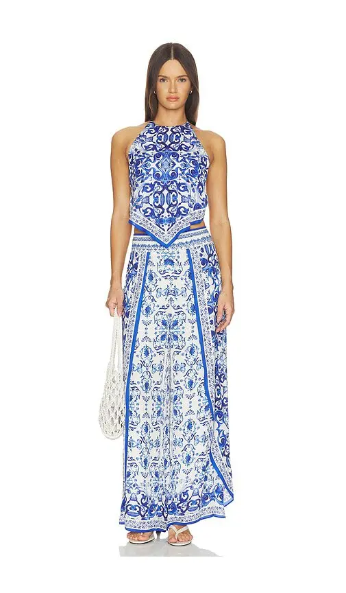 Alice + Olivia Handkerchief Halter Top - Solstice