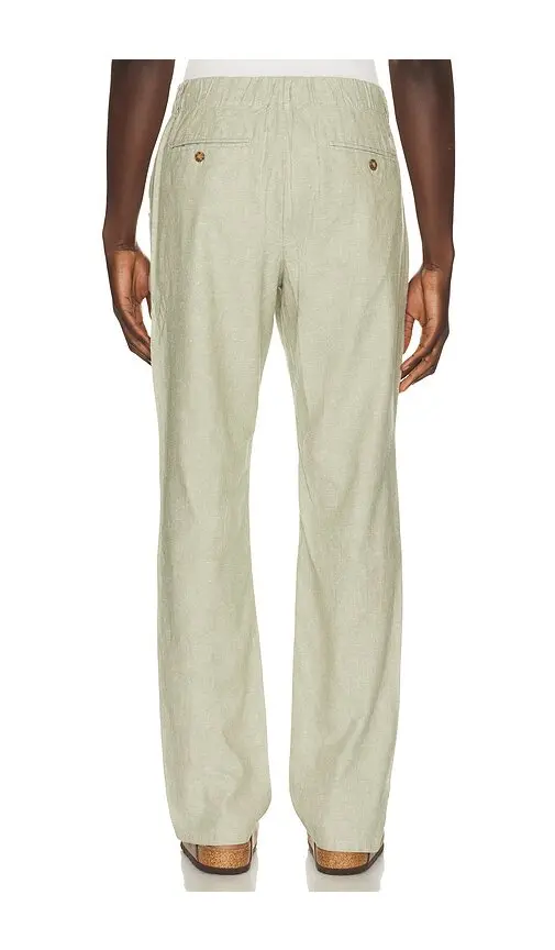 Marine Layer Saturday Hemp Chino Pants In Green