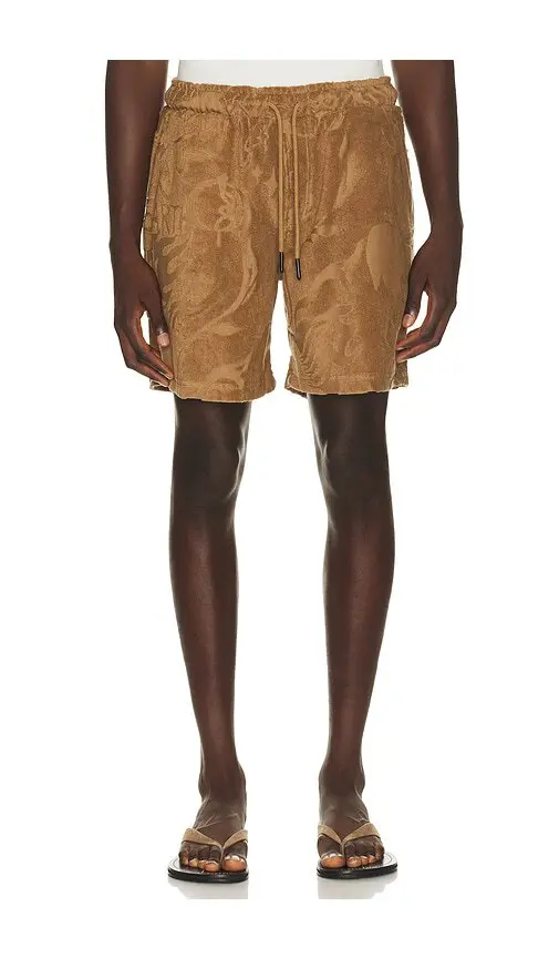 Oas Porto Shorts In Brown - Light Brown