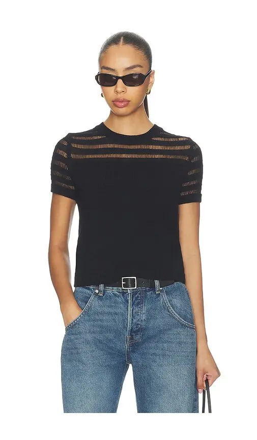 Rag & Bone Britt Short Sleeve Crew