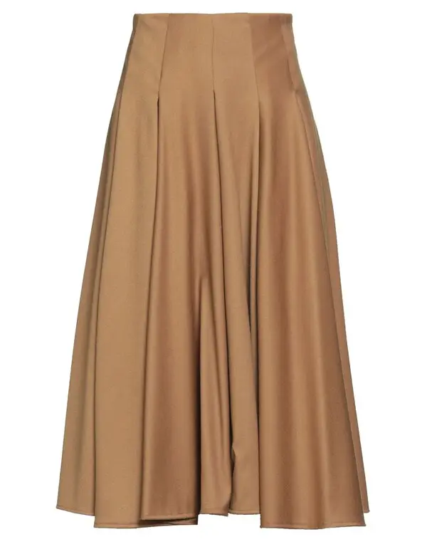 SEMICOUTURE Midi Skirt In Virgin Wool Blend