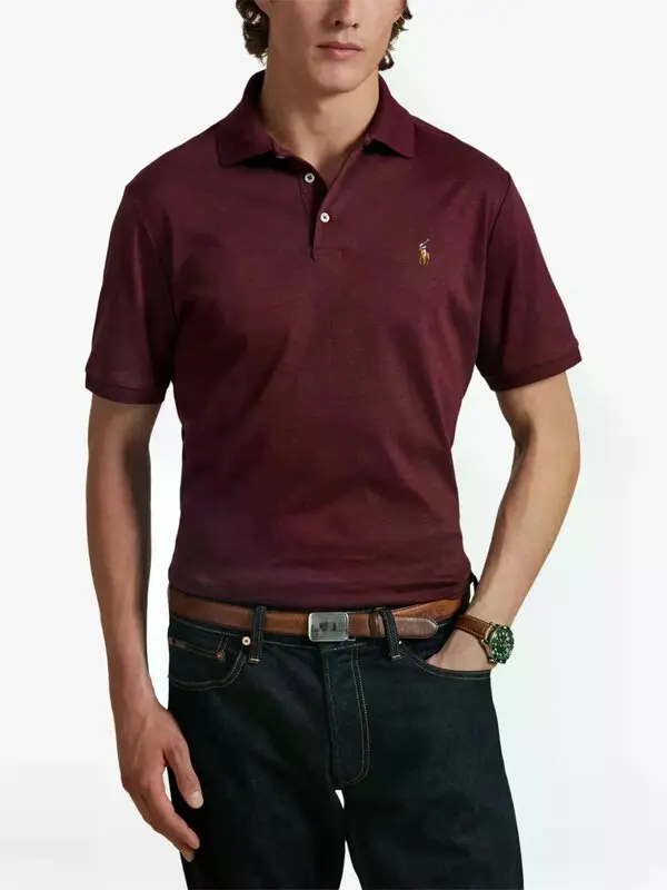 Polo Ralph Lauren Three-button Embroidered Polo Shirt