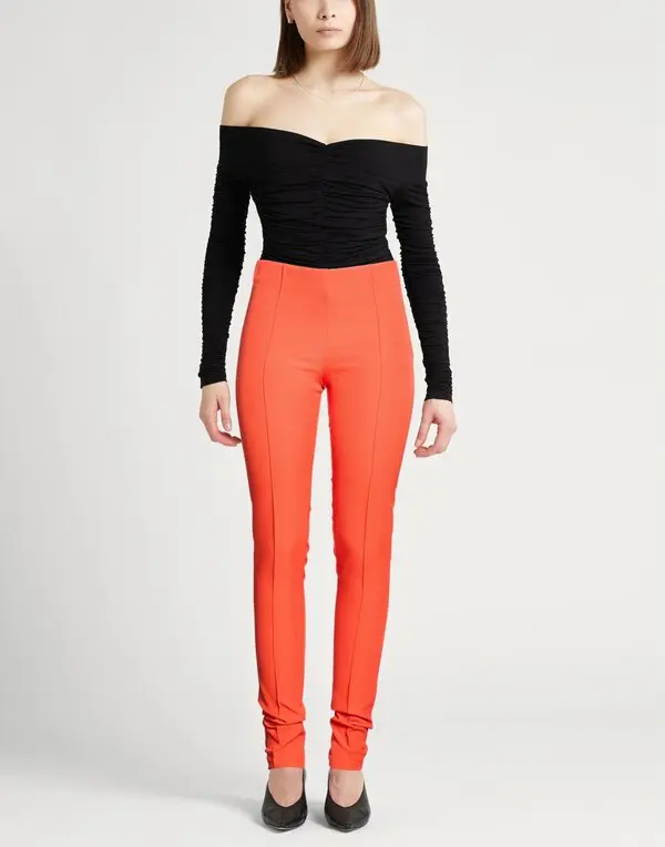 SEMICOUTURE Slim Fit Stretch Pants - Orange