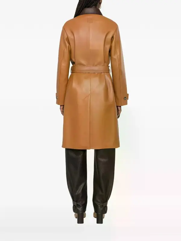 Loewe Belted Colour-block Coat