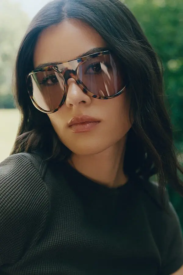 Anthropologie Oversized Aviator Sunglasses