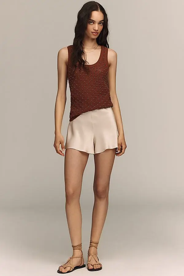 Sanctuary Embellished Sweater Tank Top