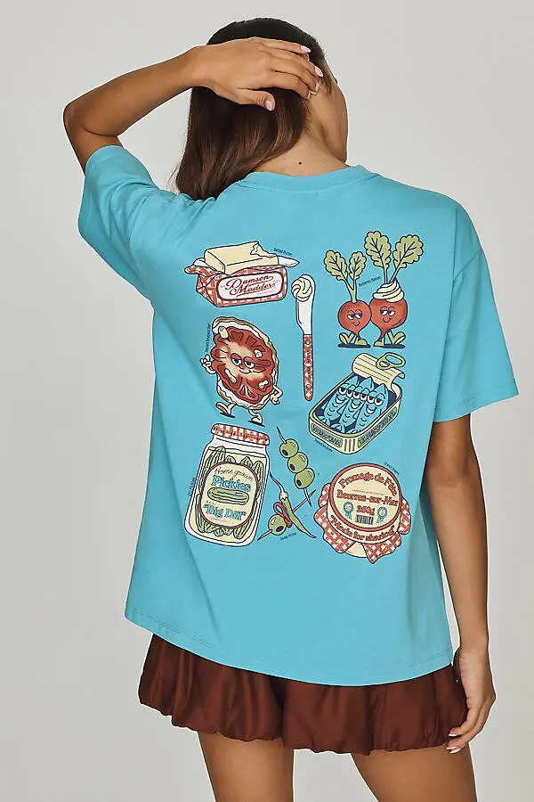 DAMSON MADDER Cotton Graphic T-shirt