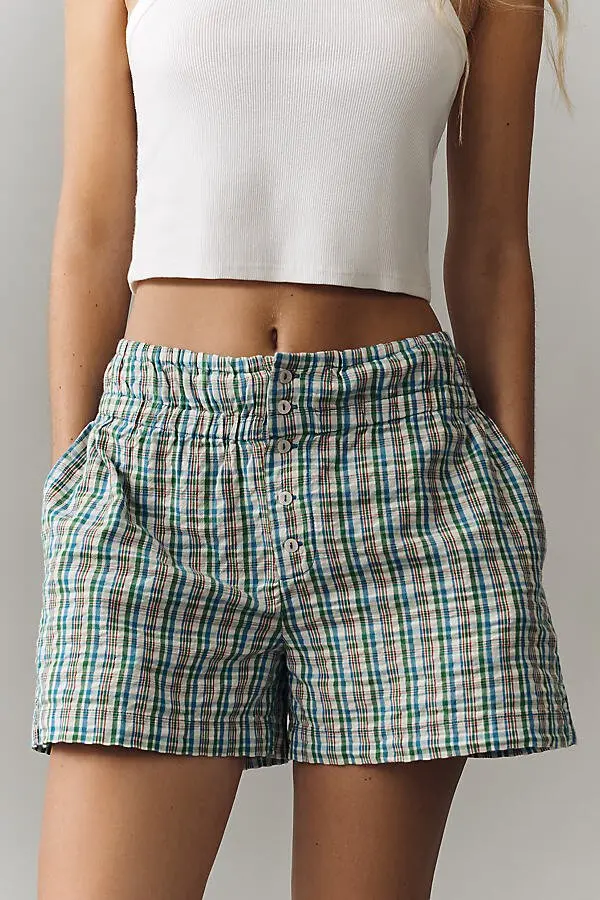 DAMSON MADDER Kairo Cotton Boxer Shorts