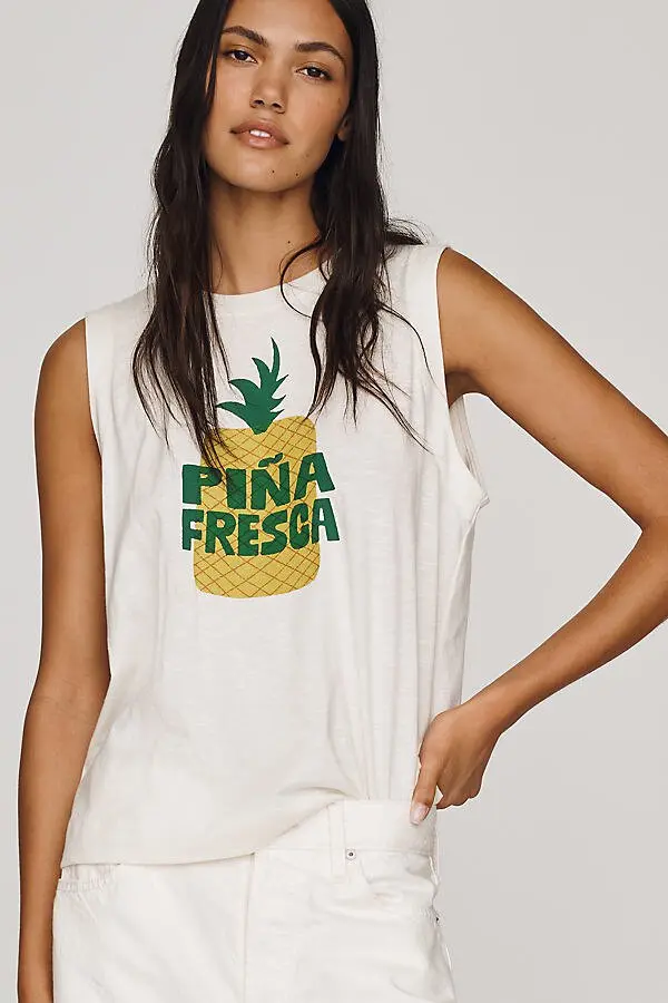 Maeve Cotton Piña Fresca T-shirt