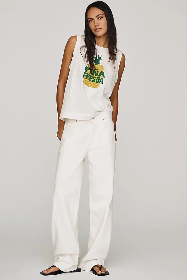Maeve Cotton Piña Fresca T-shirt