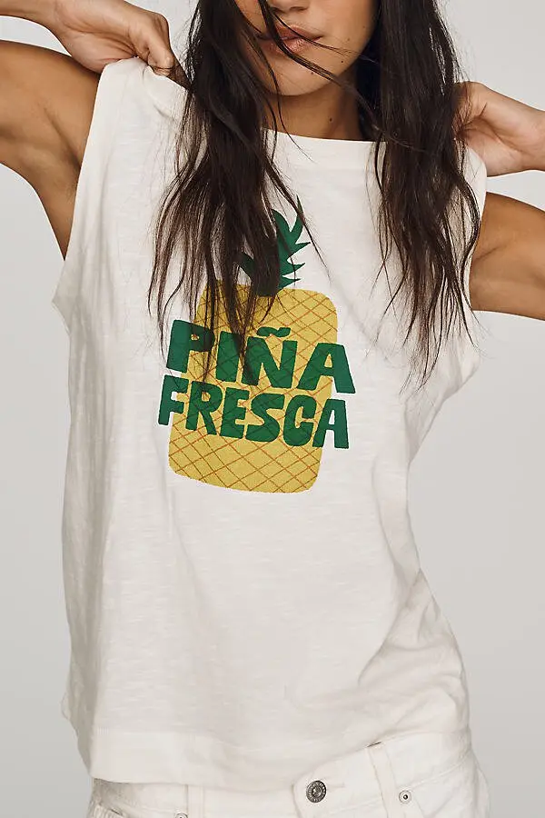 Maeve Cotton Piña Fresca T-shirt