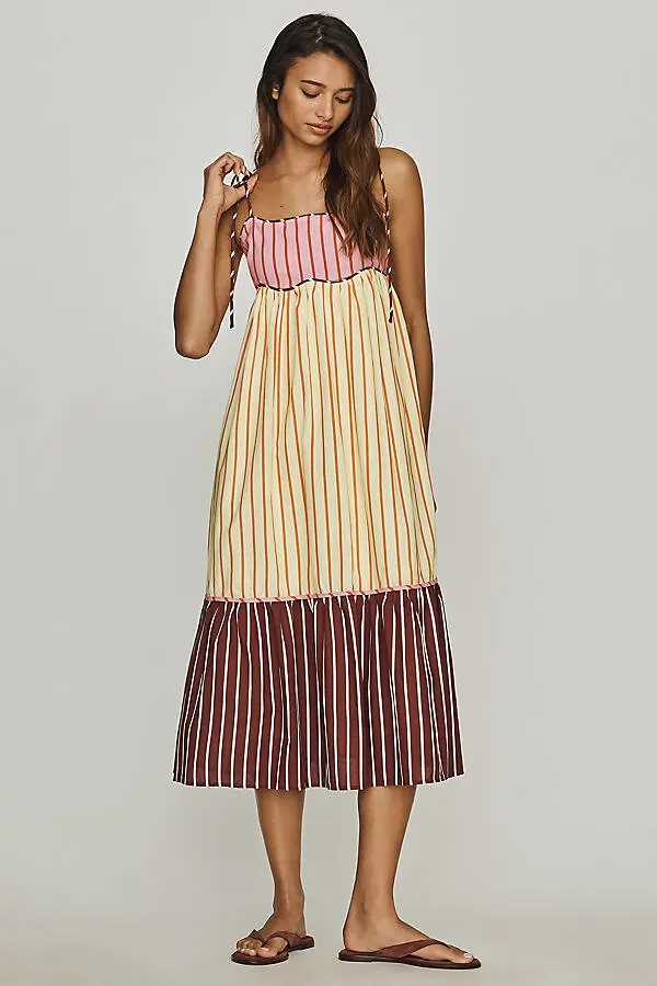 English Factory Babydoll Midi Dress