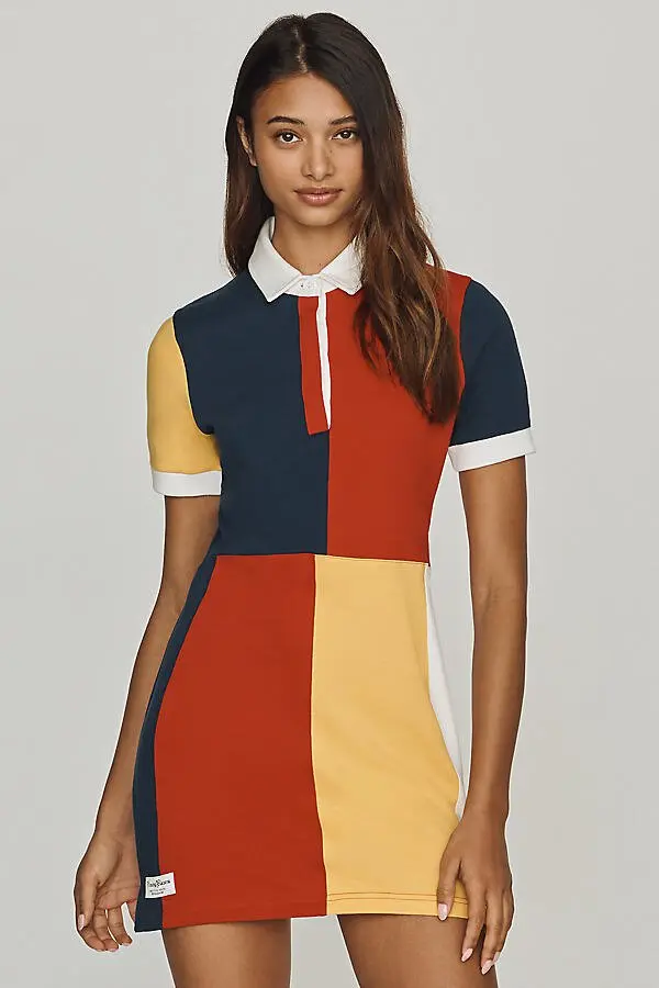 ROWING BLAZERS Colorblock Rug Mi Dress - Primary Colorblock