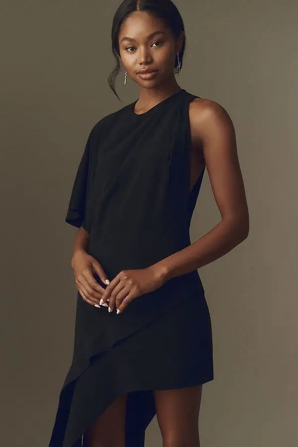 Bardot Halsey High-low Drape Dress