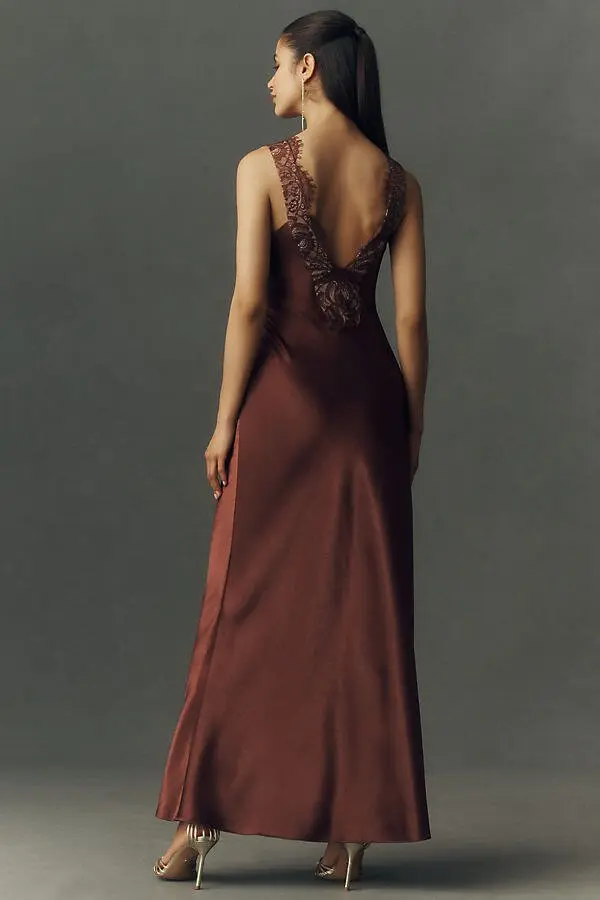 Bardot Torie Lace Slip Maxi Dress