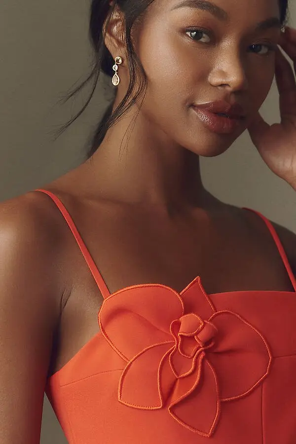 Acler Avision Maxi Dress - Orange